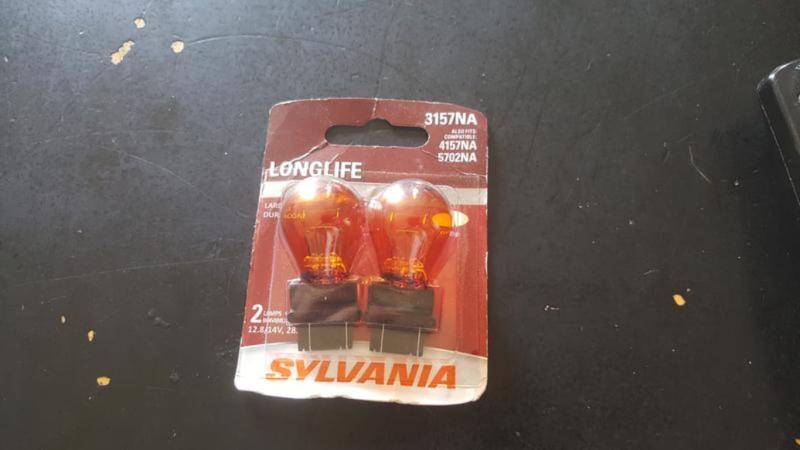 SYLVANIA 3157A LongLife Incandescent Auxiliary Lighting Bulbs, White, 2 ...