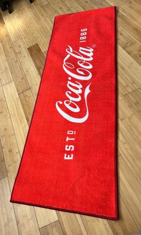 Ottomanson Coca-Cola Kitchen Rug 2 X 5 (ft) Red Indoor Machine Washable ...