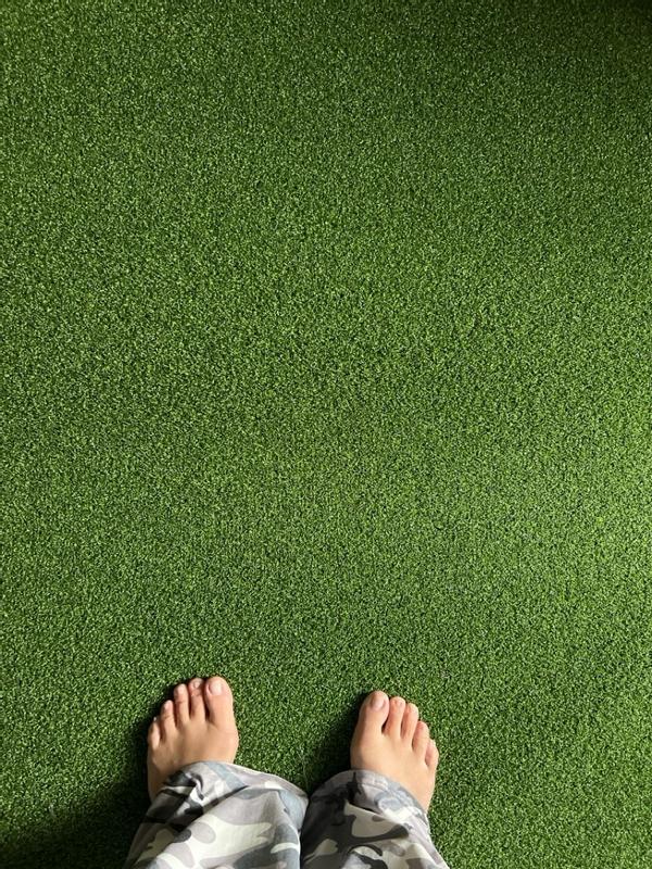Ottomanson Putting Green Turf Rug Golf Hitting Mat 3-ft x 28-ft ...