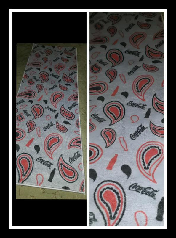 Ottomanson Coca-Cola Kitchen Rug 2 X 5 (ft) Gray Indoor Paisley Machine ...