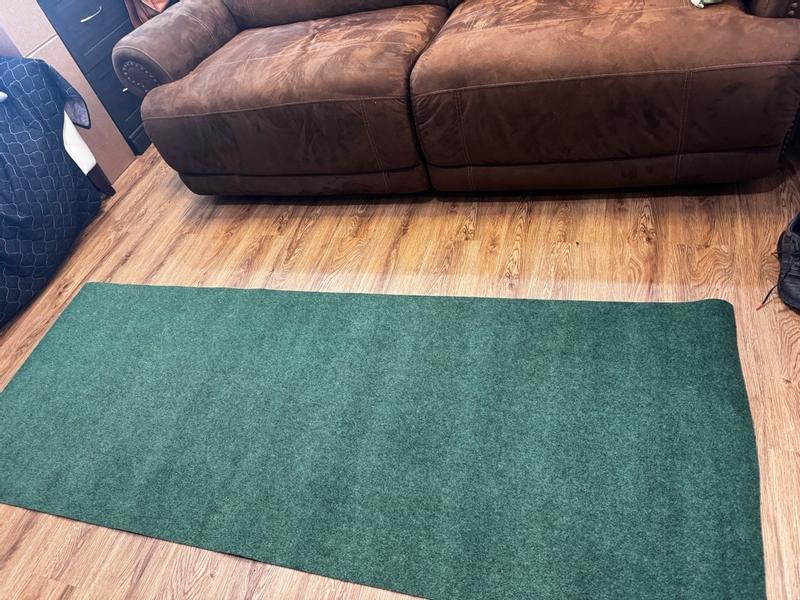 Ottomanson Non-Slip Utility Hallway Runner 3 X 7 (ft) Green Indoor ...