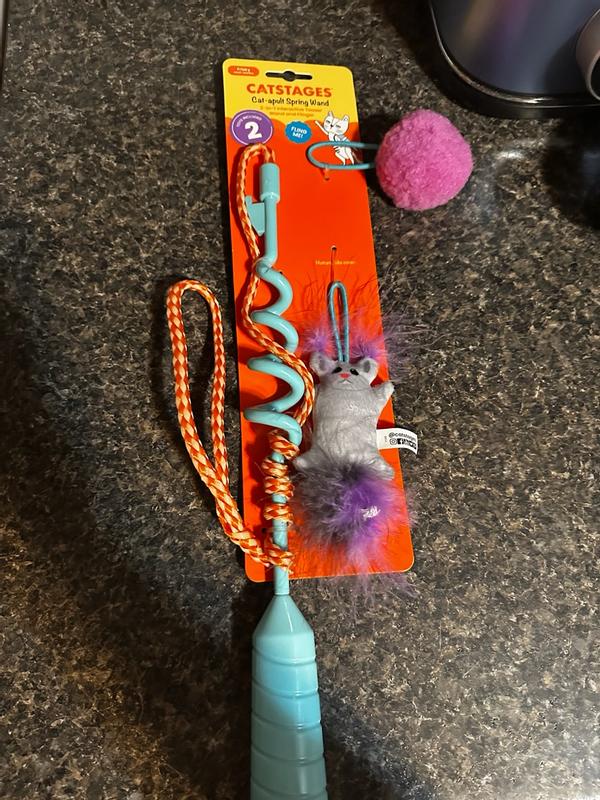 Catstages Cat-apult Spring Wand Teaser Wand Toy for Cats | Petco