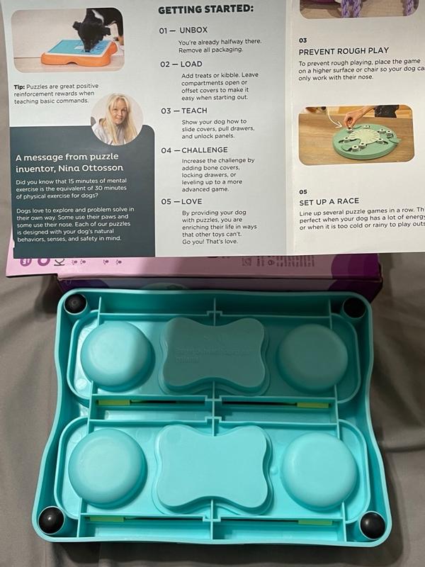 Catstages Interactive Kitty Cube & Treat Puzzle Toy