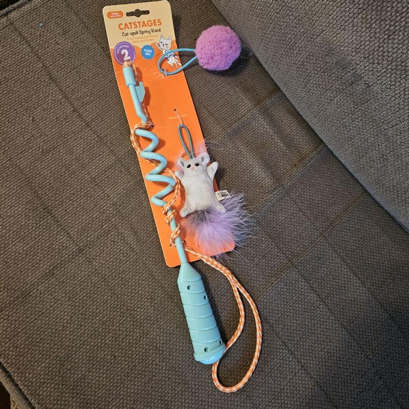 Catstages Cat-apult Spring Wand Teaser Wand Toy for Cats | Petco