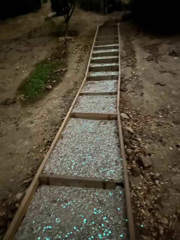 Glow Path Technology Green Landscape Glass Rock 0.5-1.5-in 1 lb. Bag ...