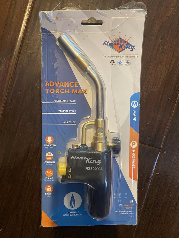 Flame King Heavy Duty Torch for Charcoal/Campfire, Plumbing, Soldering ...