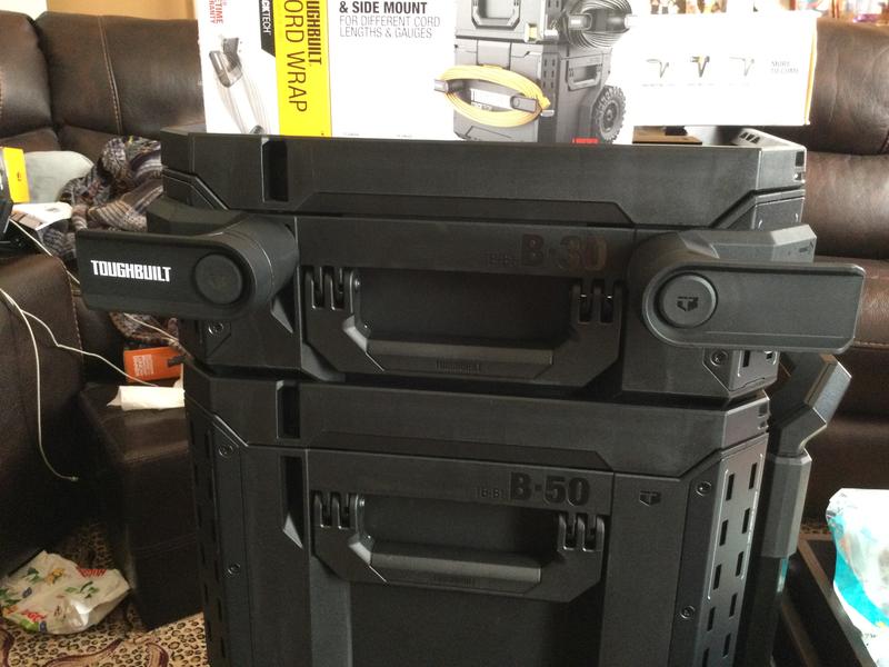 TOUGHBUILT STACKTECH Plastic Tool Holder TB-B1-A-54 at Lowes.com