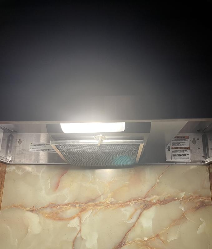 Whirlpool 30-in Ductless 140-CFM Stainless Steel Under Cabinet Range ...