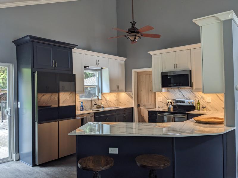 DEKTON Trance/Polished Ultra Compact Surface Blue Kitchen Countertop ...