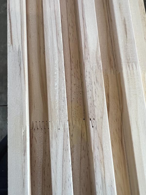 HIGHLANDERHOME 6-in x 94-in Smooth Asian hardwood Wood Wood Wall Panel ...