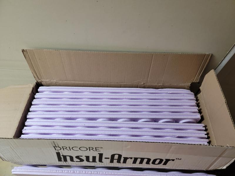 DRIcore Insul-Armor 76 23.25-ft W x 47.25-ft L x 1 -in T Premium Foam ...