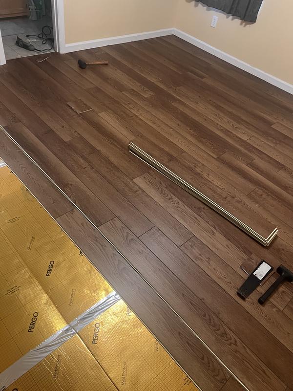 SMARTCORE Ultra Blue Ridge Pine Brown 12-mil Waterproof Interlocking ...