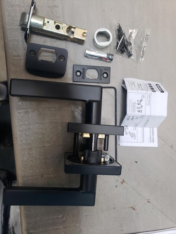 Kwikset Signature Series Halifax LED Motion Activated Matte Black ...