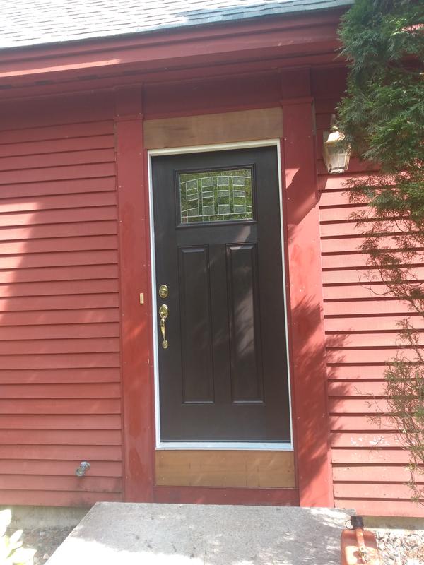 Therma-Tru Emerson Entry Door 36-in x 80-in x 4-9/16-in Fiberglass ...