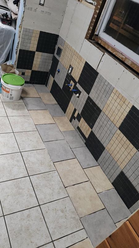 American Olean Carbon Mist Slate 12-in x 12-in Glazed Ceramic Uniform ...