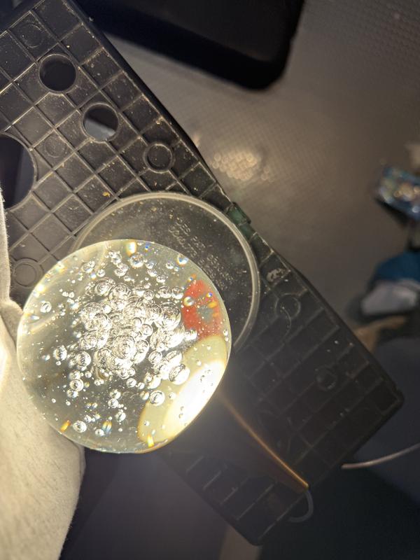 LNC Dandelion 3 -Light Polished Brass Glam Clear glass Crystal Teardrop ...