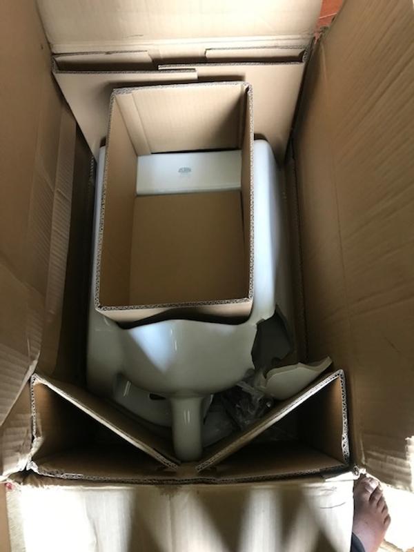 Zurn 1 GPF (3.79 LPF) White Wall-mounted Touchless Urinal (18.5-in x 25 ...