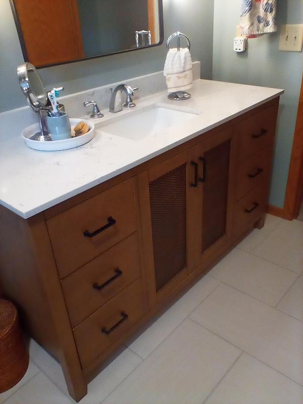 Altair Hadiya 72-in Black Oak Undermount Double Sink Bathroom Vanity ...