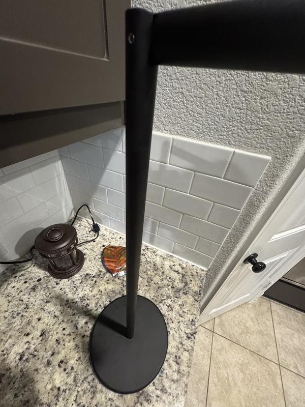 FURUISI Gold Freestanding Single post Toilet Paper Holder 4 -Rolls in ...