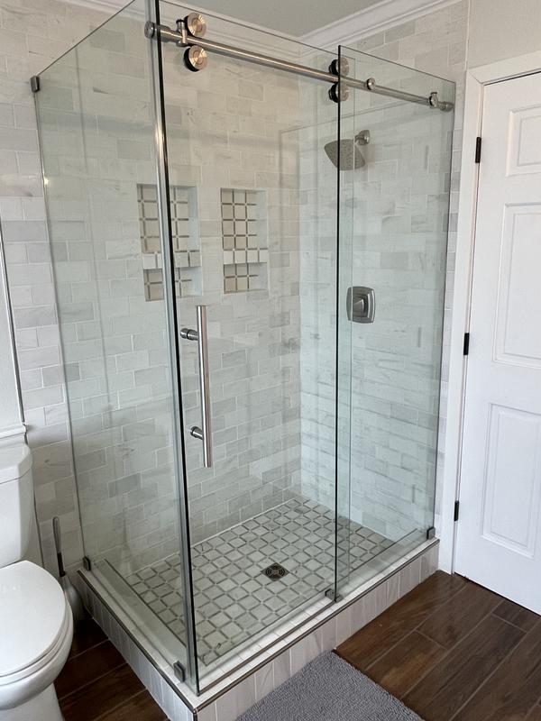DreamLine Enigma-XT Tuxedo 44-3/8-in to 48-3/8-in W x 76-in H Frameless ...