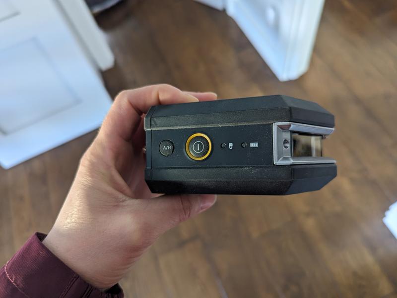 TOUGHBUILT 100-ft Green Self-Leveling Cross-line Laser Level Kit TB-H2 ...