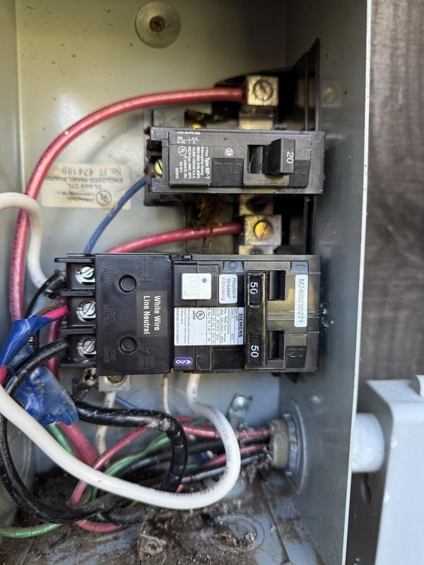Siemens QPF 50-amp 2 -Pole GFCI Circuit Breaker in the Circuit Breakers ...