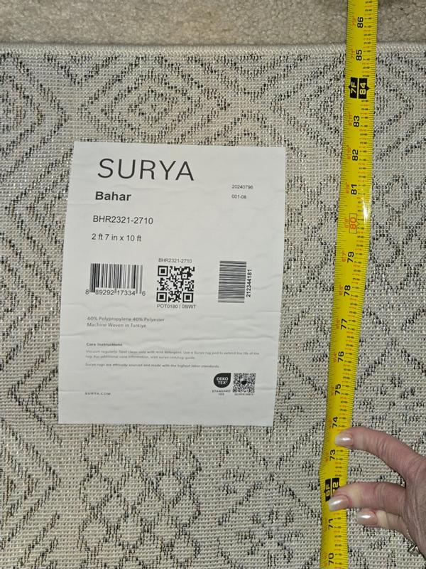 Livabliss Bahar 5 X 5 (ft) Beige Round Indoor Trellis Farmhouse/Cottage ...