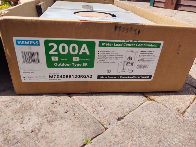 Siemens 320 1 Gang Ringless Overhead/Underground Meter Socket 47305 ...