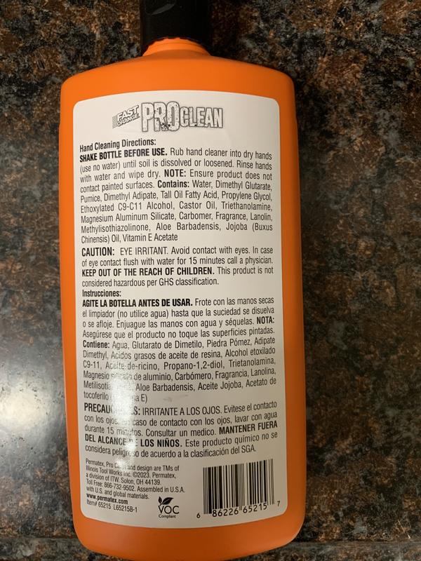 Fast Orange Waterless 15 -fl oz Unscented Hand Soap