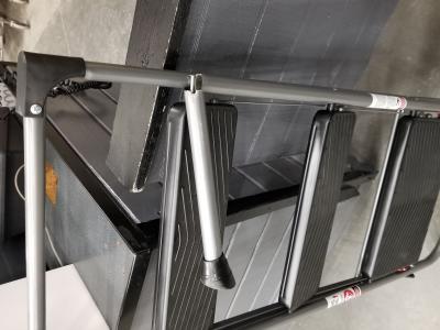 Werner 3-Step 225-lb Capacity Gray Steel Foldable Step Stool in the ...