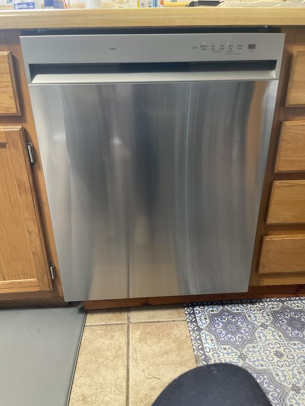 LG 24-in Front Control Built-In Dishwasher With Third Rack (Stainless ...