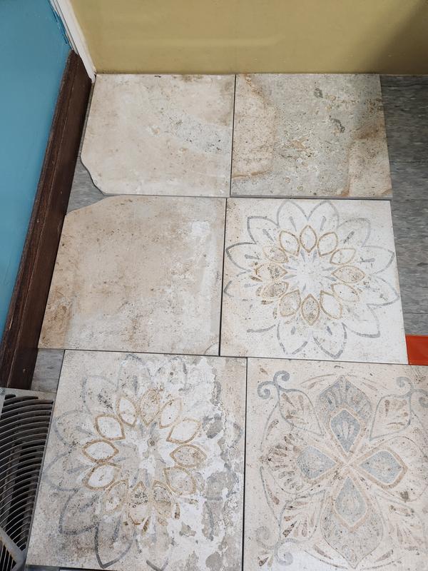 allen + roth Marbella Weathered Mediterranean 12-in x 12-in Glazed ...