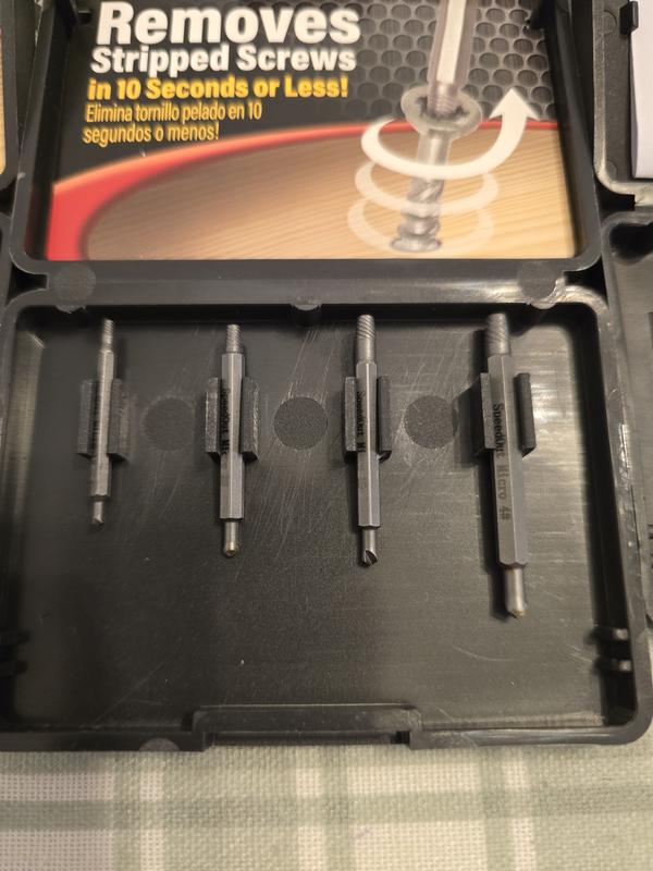 SpeedOut 4-Pack Hss Double-ended 2-in Screw Extractor Set SPEEDPRO1 at ...