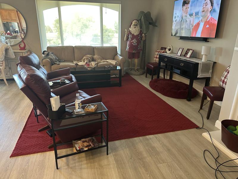 Garland Rug Town Square 5 X 8 (ft) Sage Indoor Solid Lodge Area Rug ...