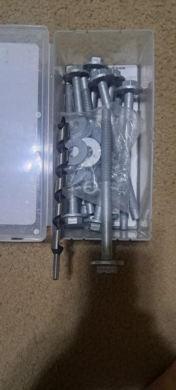 GRK 1/2-in x 7-in Zinc-plated Coarse Thread Hex Bolt (10-Count) 81271 ...