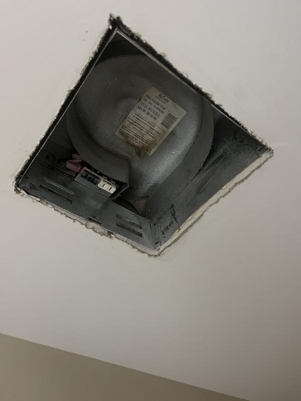 Akicon 2-Sone 80-CFM Stain White Decorative Lighted Bathroom Fan in the ...