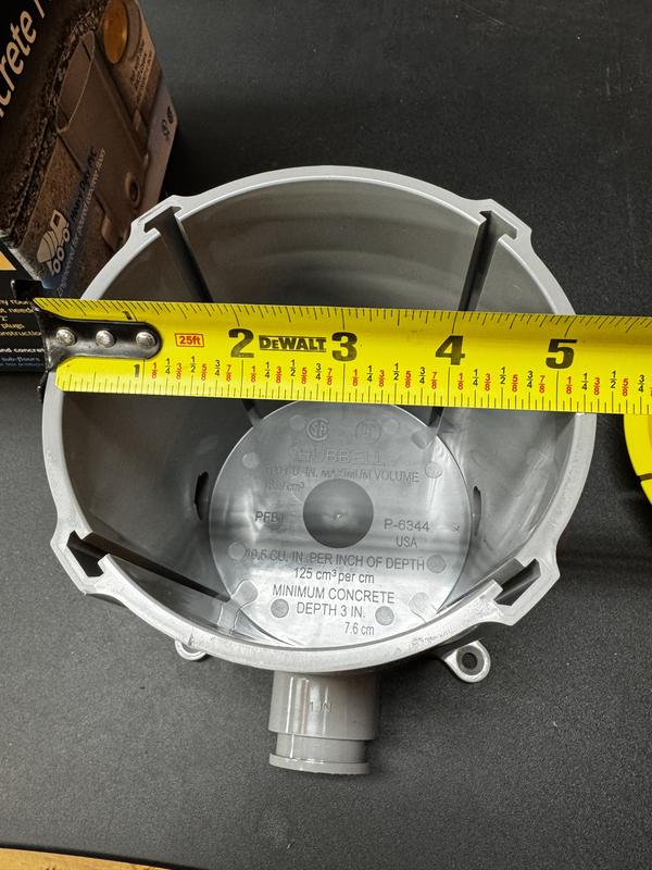 Hubbell RACO Plastic New Work Round Electrical Box 5511 at Lowes.com