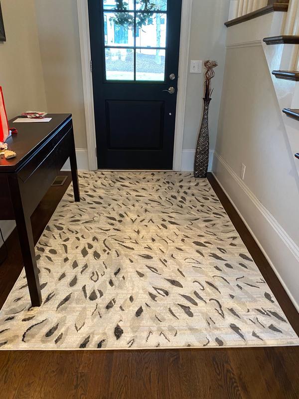 Brookside 4 X 6 (ft) Cream Indoor Floral/Botanical Mid-century Modern ...