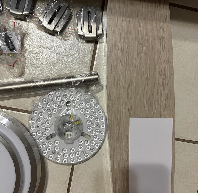 SILJOY 60-In Gray Ceiling Fan with LED Light Remote Included 5 Blade ...