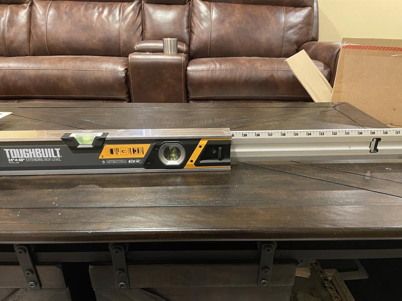 TOUGHBUILT Aluminum 15-in 2 Vial Box Beam Level TB-H2-L-9X at Lowes.com