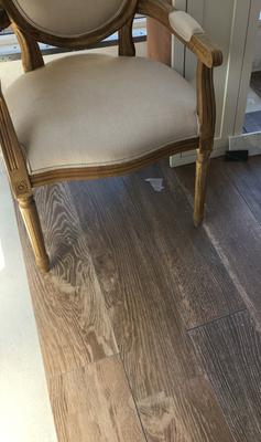 Style Selections Natural Timber Cinnamon 8-in x 48-in Glazed Porcelain ...