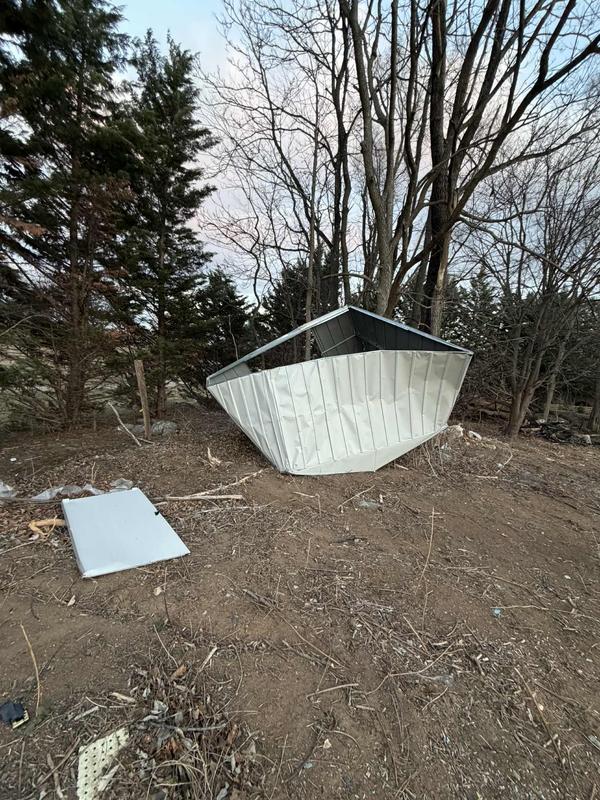 Shop Arrow Arrow 10-ft x 8-ft High Point Galvanized Steel Storage Shed ...