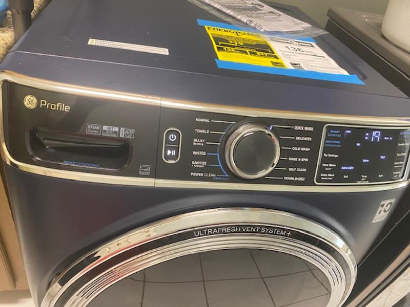 Shop GE Profile UltraFresh Stackable Front-Load Washer & Vented ...