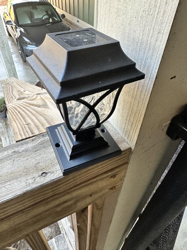 Harbor Breeze 2-pack Universal Path Light Post Mount Adapter LS1393-BKM ...
