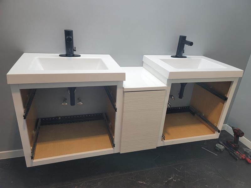 Shop Style Selections Acadia White Modern Vanity Bathroom Collection at ...