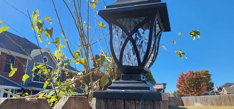 Harbor Breeze 2-pack Universal Path Light Post Mount Adapter LS1393-BKM ...
