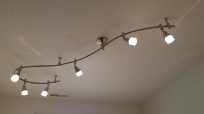 allen + roth Sloan 96-in 6 -Light Bronze dimmable LED Modern ...
