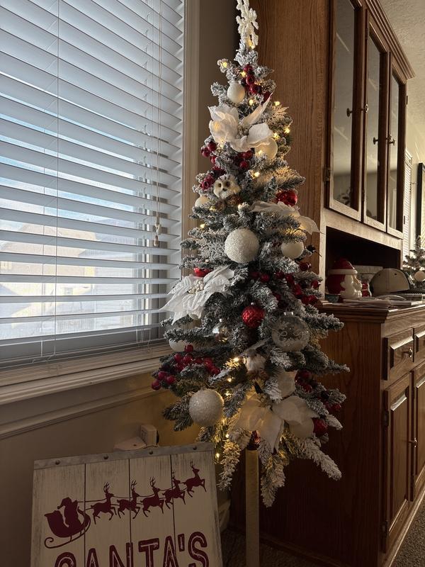 Holiday Living 3-Pack 60-in Tree Pre-lit LED White Multiple Colors ...