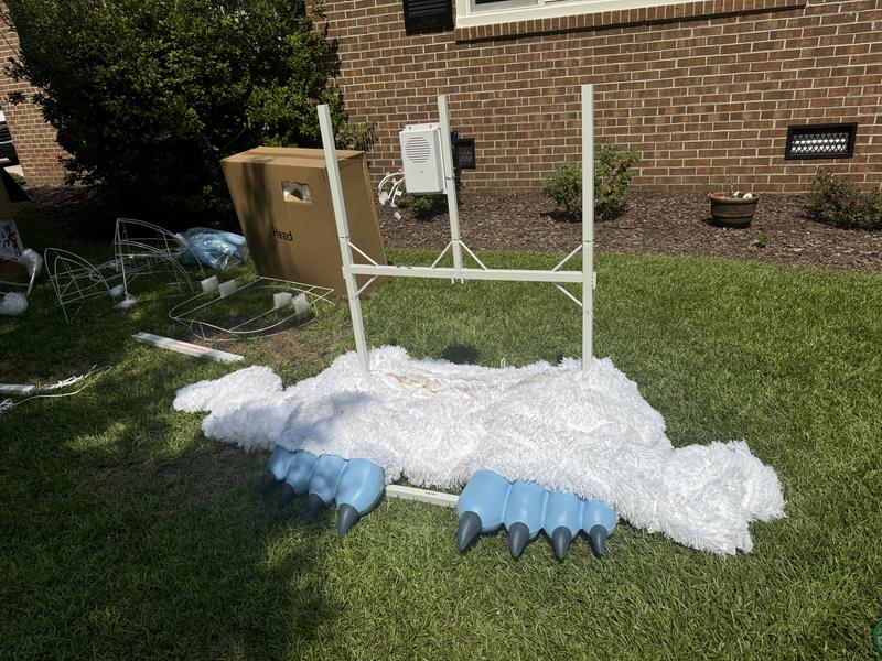 Rudolph the Red-Nosed Reindeer 9.75-ft Laughing LED Bumble Animatronic ...