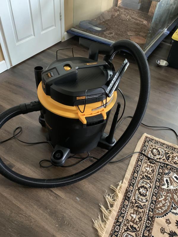 Vacmaster Professional 16-Gallon 6.5-HP Corded Wet/Dry Shop Vacuum with ...
